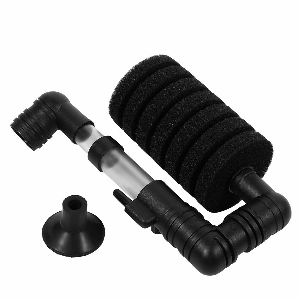 Губчатый биофильтр с присоской, одинарная головка, для аквариума