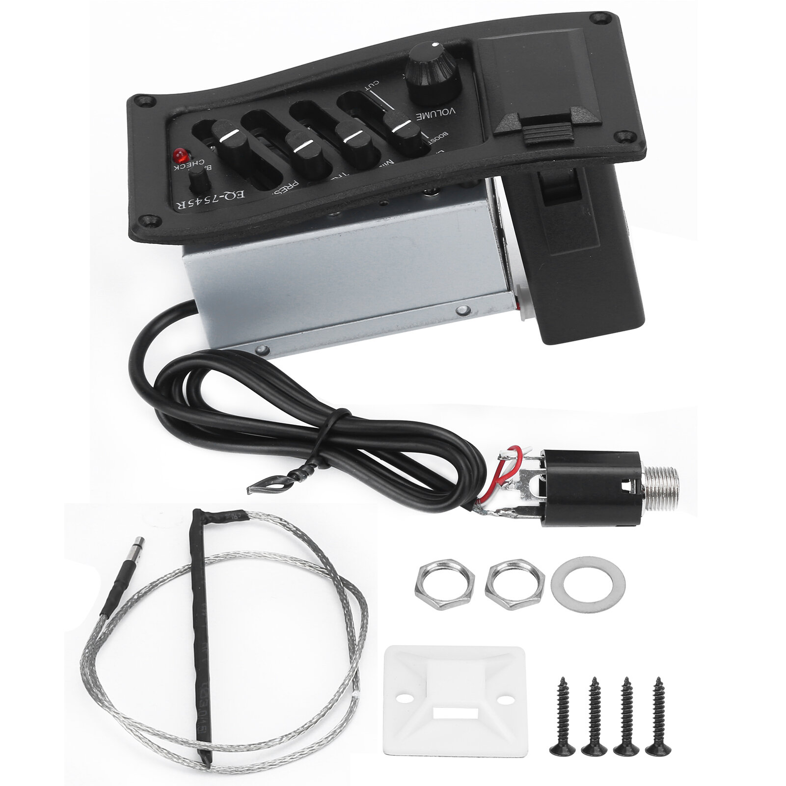 Звукосниматель для гитары, электрогитары, эквалайзер, аксессуары для струнных инструментов.