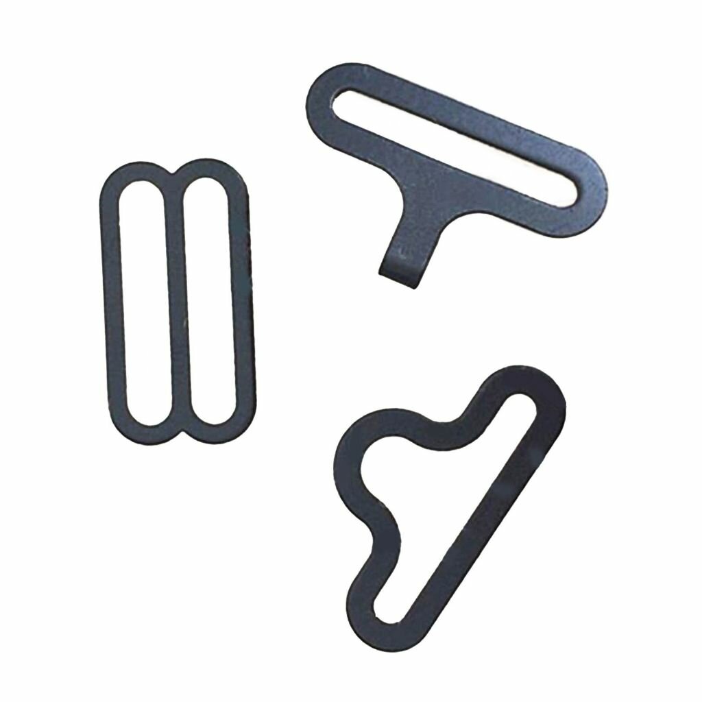 50 шт. регулируемый зажим для галстука, застежка-крючок, металлическая застежка простой в использовании