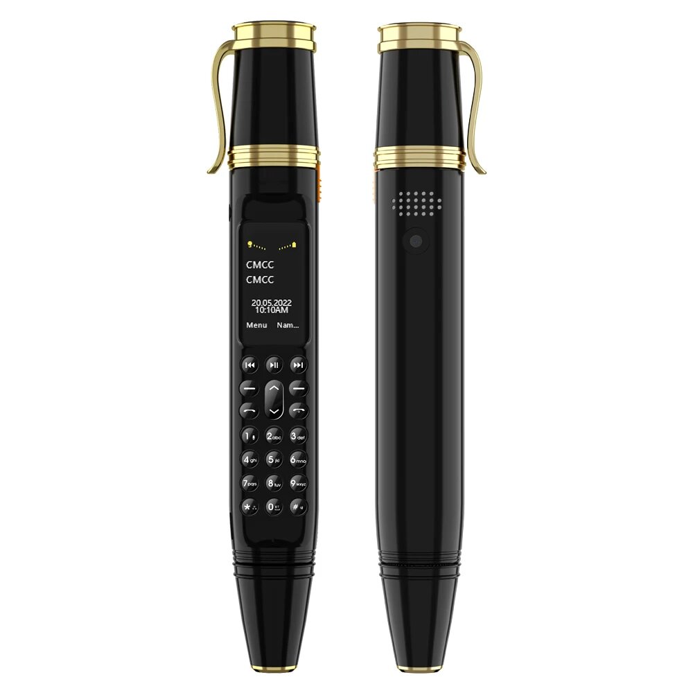 SERVO BM111 Pen Mobile Phone Dual SIM Standby Camera Bluetooth Dialer FM Radio Magic Voice 1800mAh Cellphone Handwriting Pen Fan