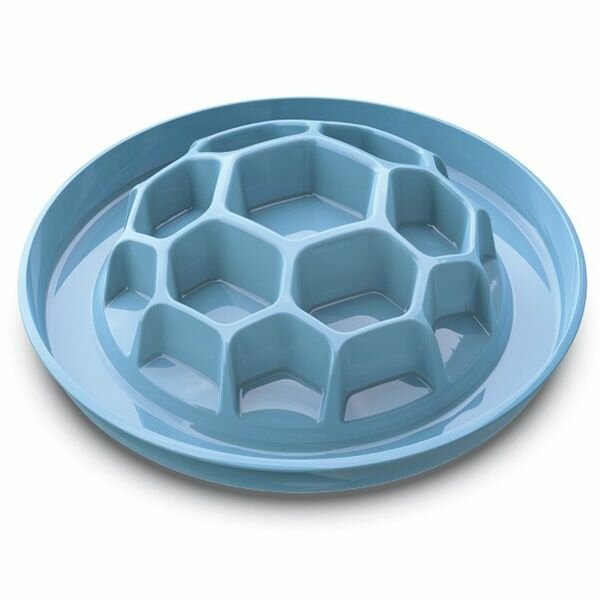 Миска для животных Georplast интерактивная 32х32х6 см Honey-Slow Food, пластик