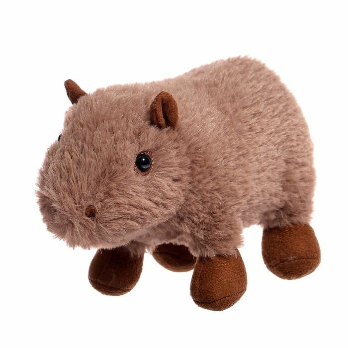 Мягкая игрушка Orange Toys "Капибара", 15 см, коричневый