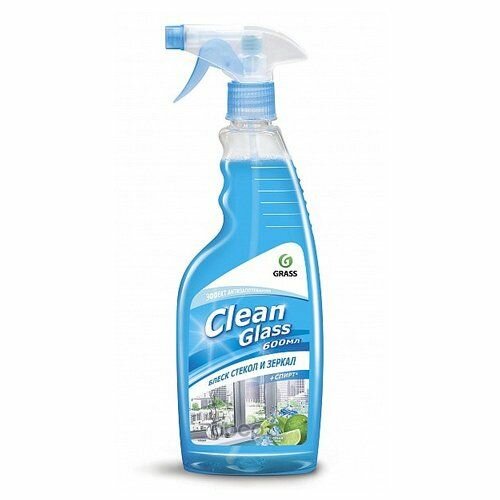 Средство чистящее для стекол и зеркал Clean Glass голубая лагуна (GRASS) 0,6л GraSS 125247