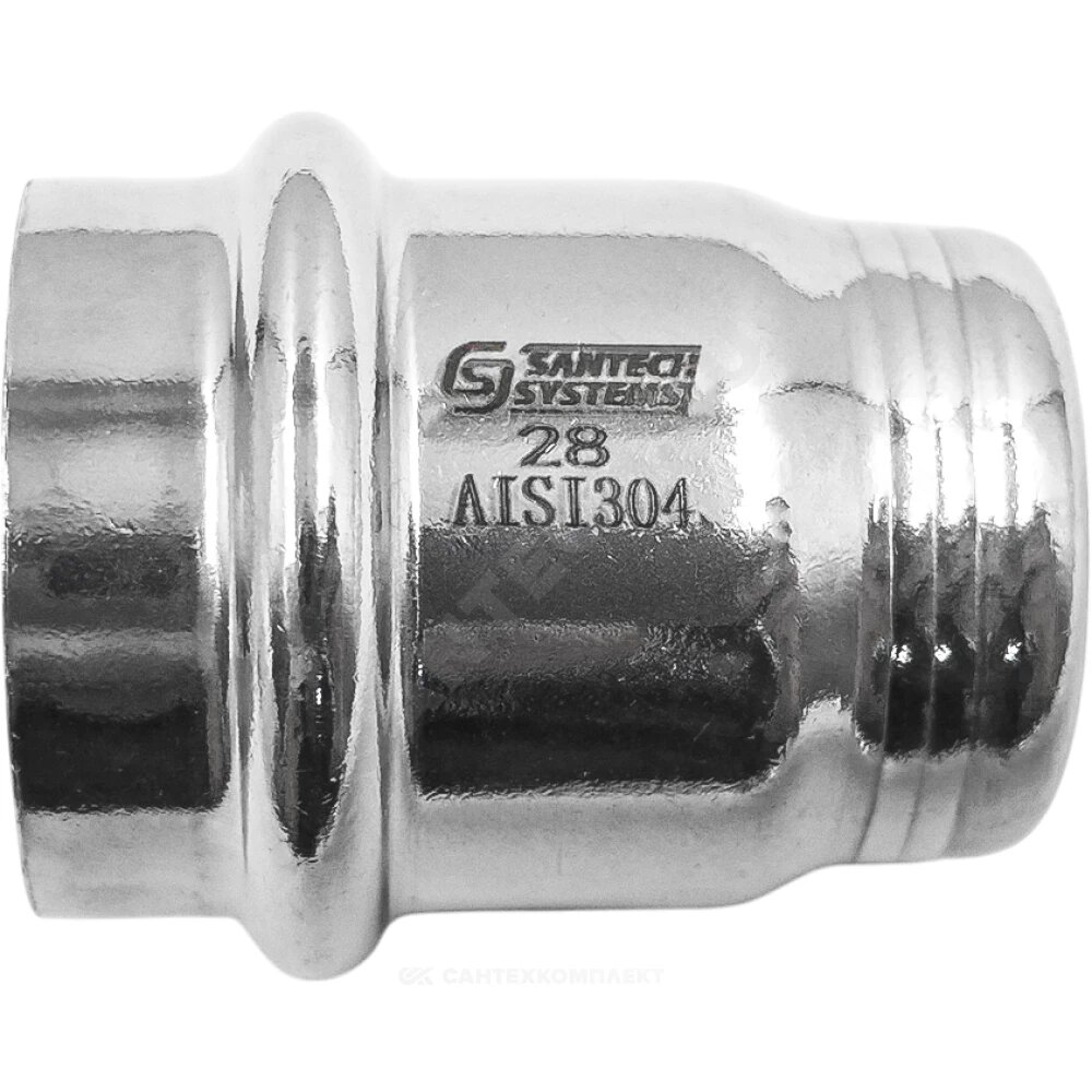 Заглушка нержавеющая сталь AISI304 Дн18 пресс SantechSystems