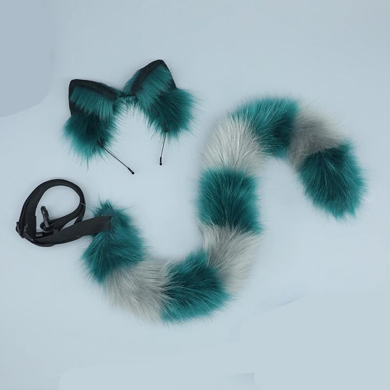 Чеширский кот комплект головных уборов Green Gray Set