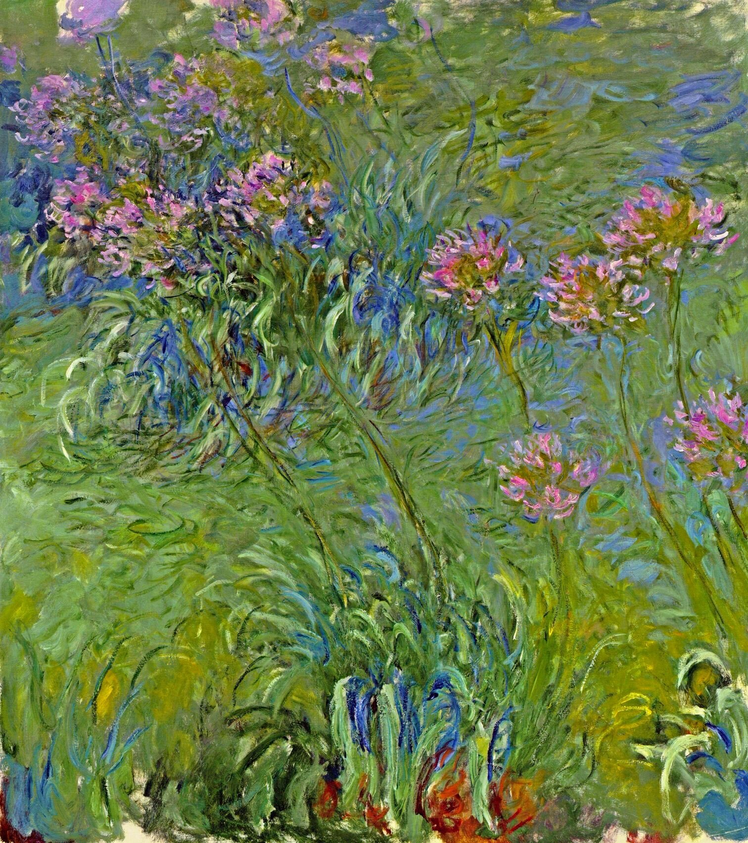 Картина Клода Моне Цветок Агапантус 1917 53х60 см