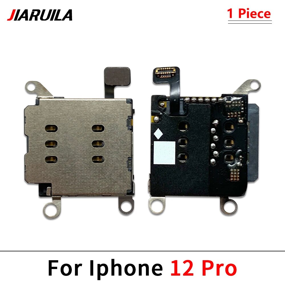 Новый считыватель SIM-карт для iPhone 11, 12, 13, 14, 15, Pro Max Plus, мини-разъем с двумя слотами для SIM-карты, внутренний адаптер с гибким кабелем