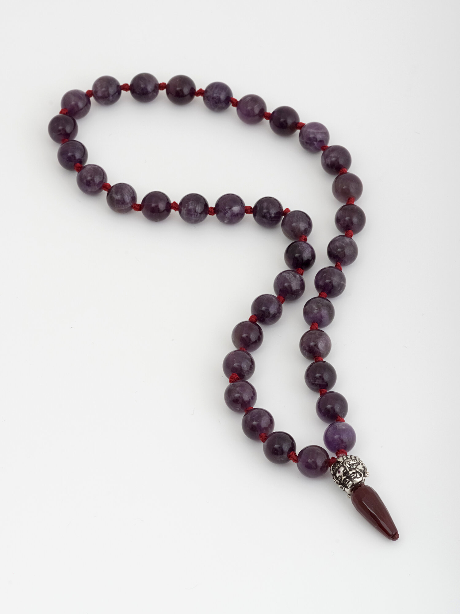 Чётки, аметист, кварц