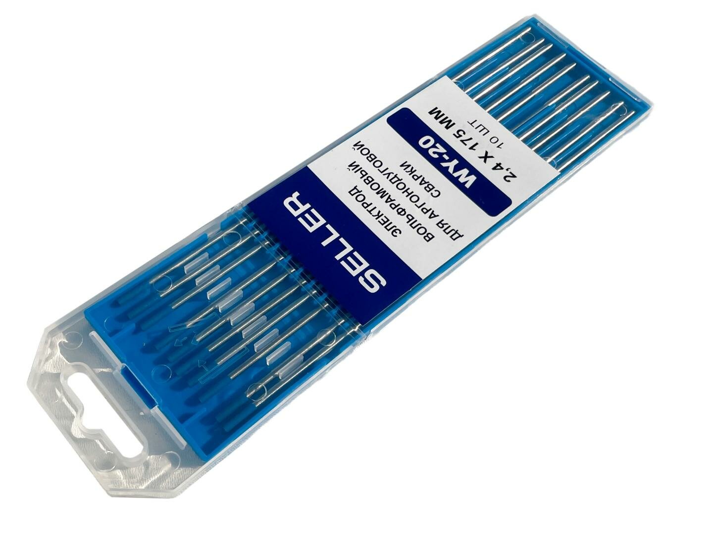 Электроды вольфрамовые SELLER WY-20 2,4 мм х 175 мм (10шт.)