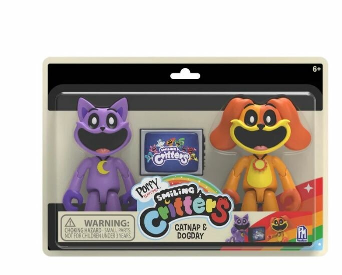 PhatMojo Эксклюзивный набор фигурок Poppy Playtime Smiling Critters Кот Дремот и ПеклоПес серия 3
