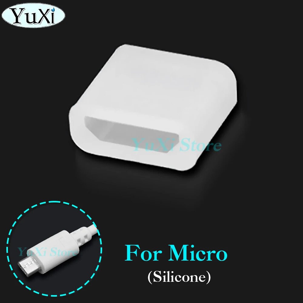 10 шт. Type-C Micro USB пылезащитная заглушка USB-порт для зарядки Protector Mini USB силиконовая пылезащитная заглушка для кабеля IPhone Samsung Micro soft Clear