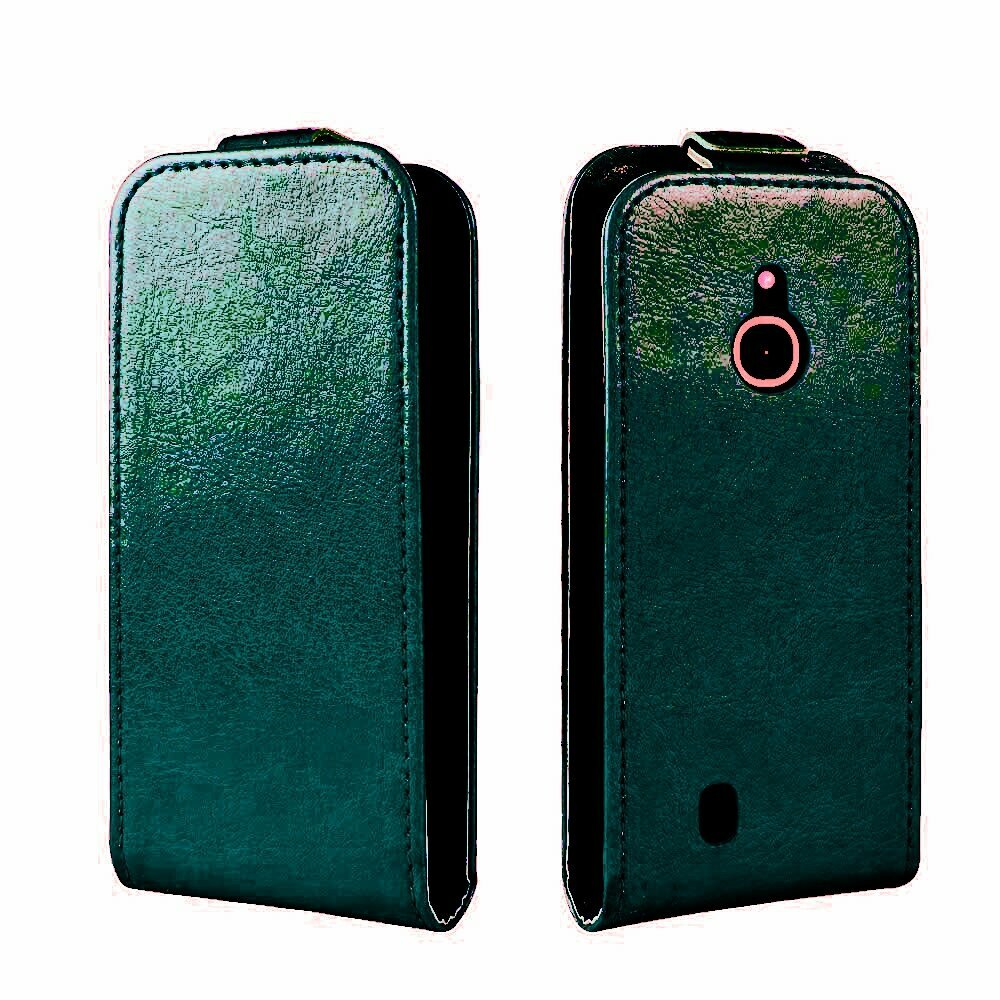 Фирменный оригинальный вертикальный откидной чехол-флип для Nokia 3310 3G 4G (2015-2016) черный из натуральной кожи Prestige Италия MyPads