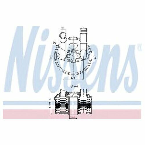 Масляный радиатор Nissens 90666