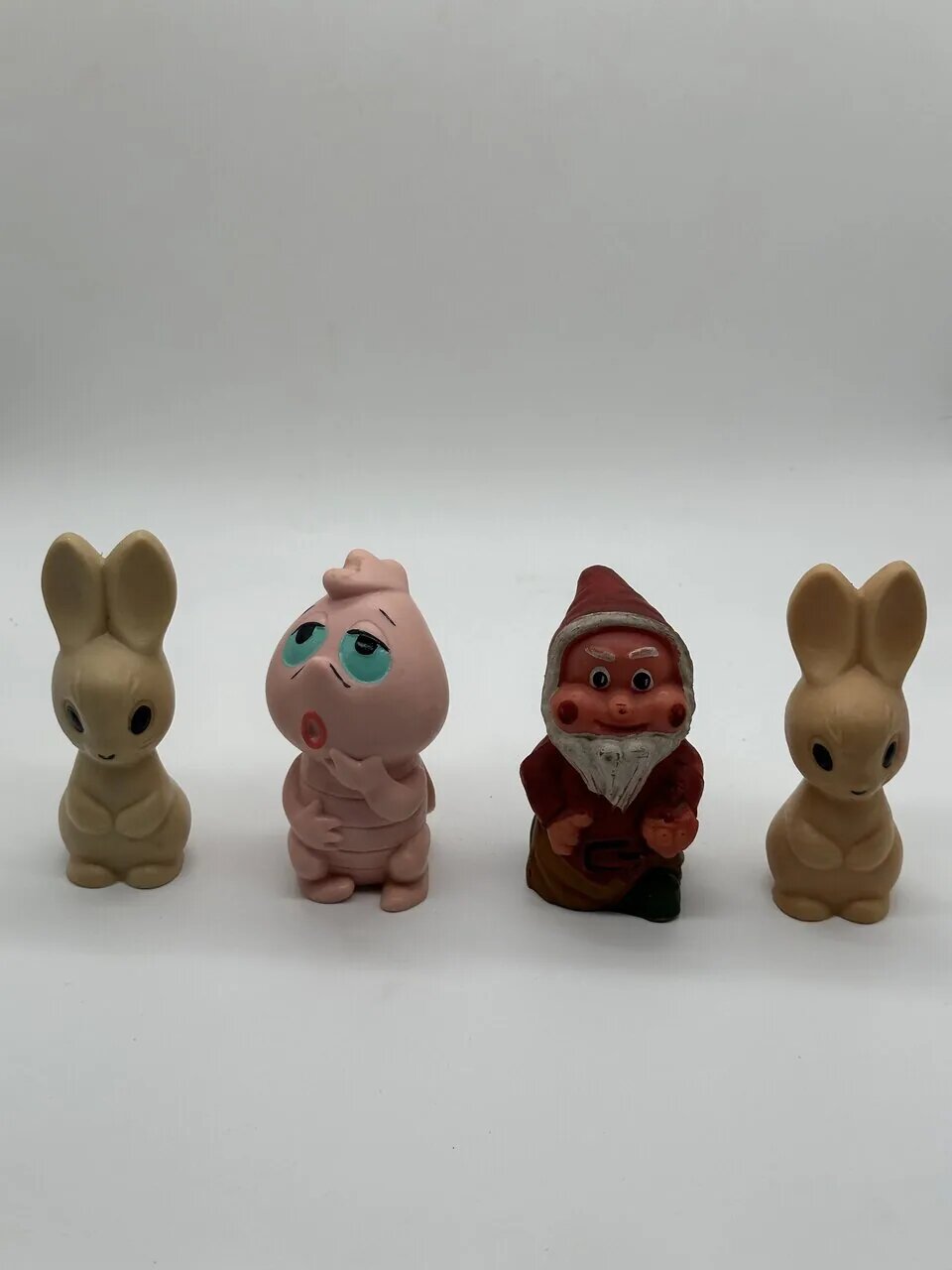 Детские Игрушки ссср Резиновые винтажные 4шт