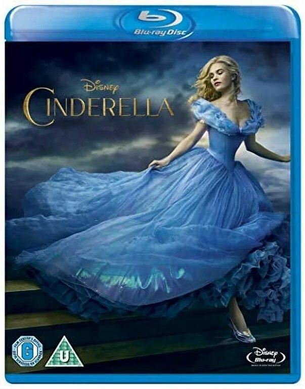 Золушка (2015) Blu-ray (блю-рей) фильм с Лили Джеймс