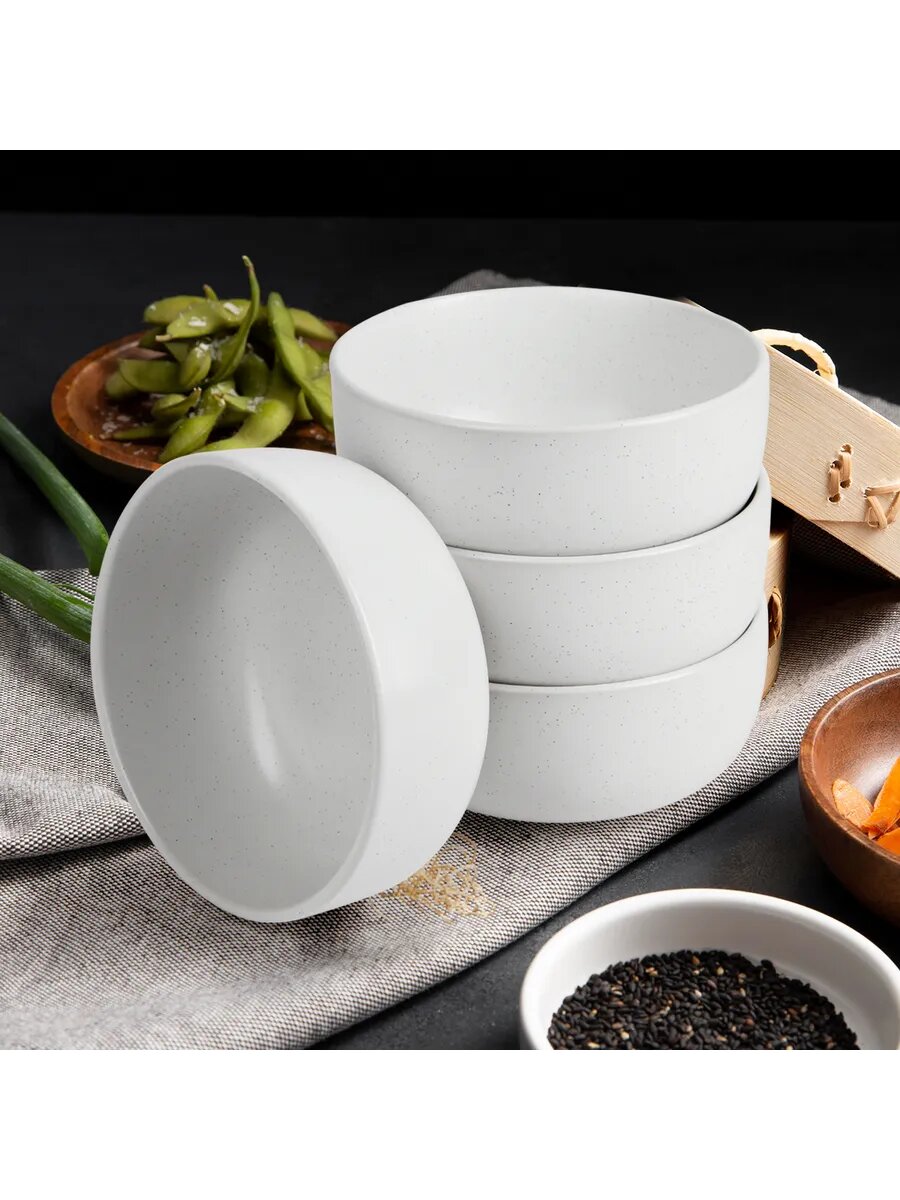 Набор бульонниц P290025 Pomi d'Oro, 4 шт, керамика, 680 мл, для СВЧ