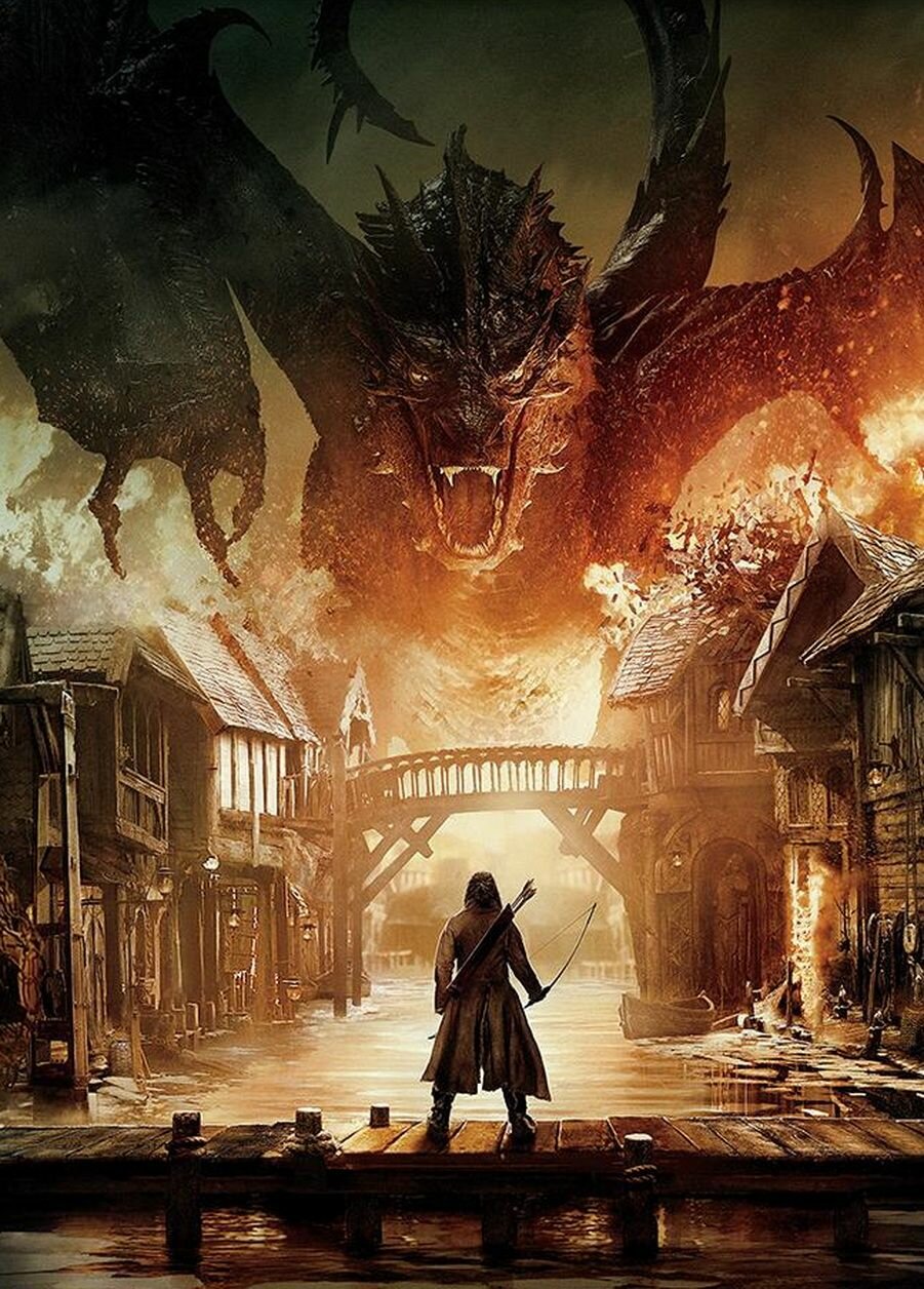 Плакат, постер Хоббит (Hobbit) на бумаге, размер 21х30см