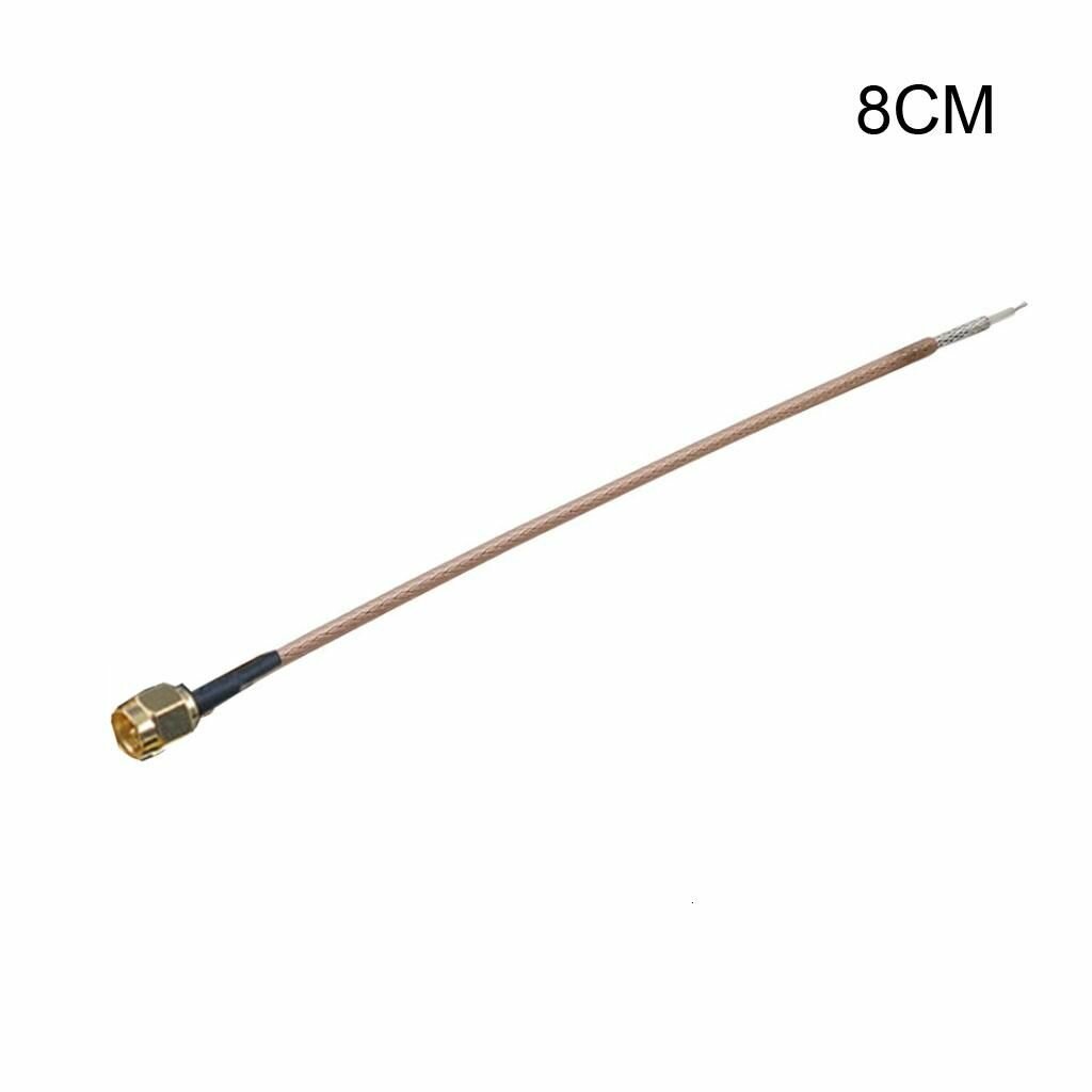 Кабель коаксиальный RG178 с разъемом U. fl/IPX, длина 5/8/10/15/20/30/40/50/100 см, для беспроводных маршрутизаторов, SMA-J к сварочной головке - 8cm