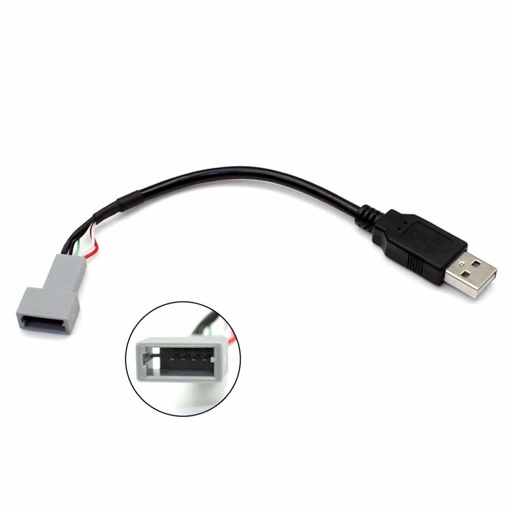 4-контактный штекер USB CD radio media wire для Hyundai Sonata, Tucson, Kia KX3, KX5, Sorento