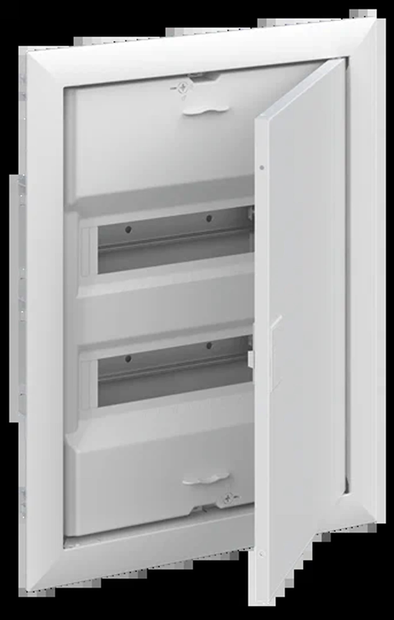 Шкаф в нишу ABB UK 624E3, 24 модуля, с белой металлической дверцей