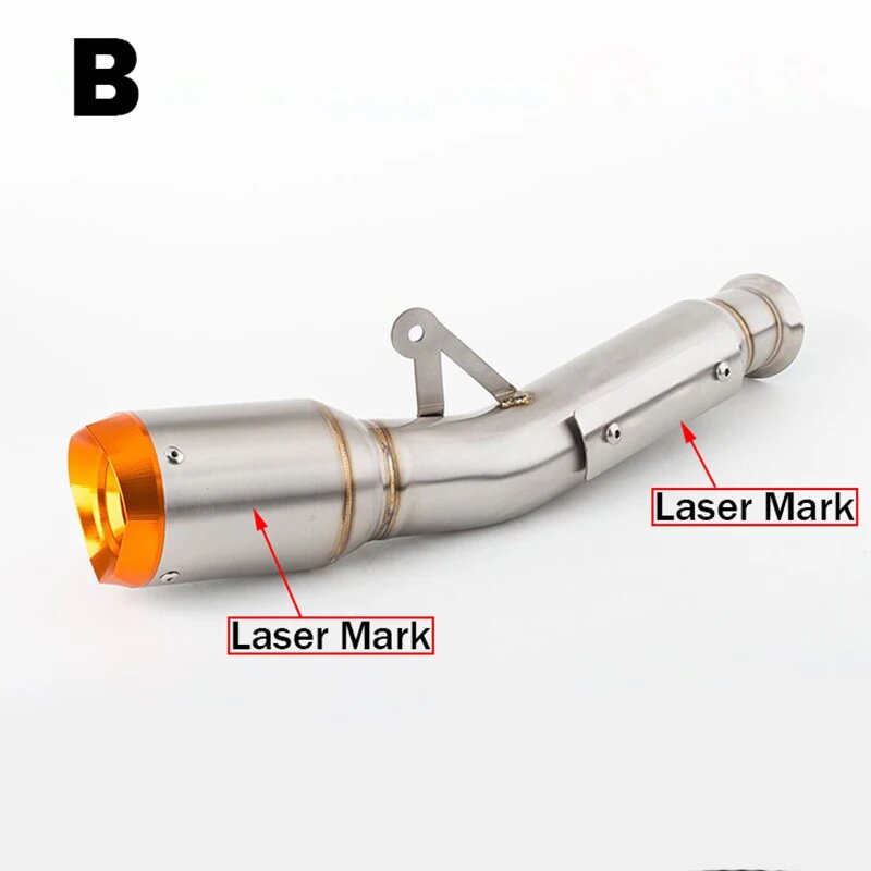 Выхлопная система для мотоцикла, мотоцикла, мотокросса, модификация, звено трубы, глушитель, лазерная марка для KTM790, для DUKE 790 890, все годы
