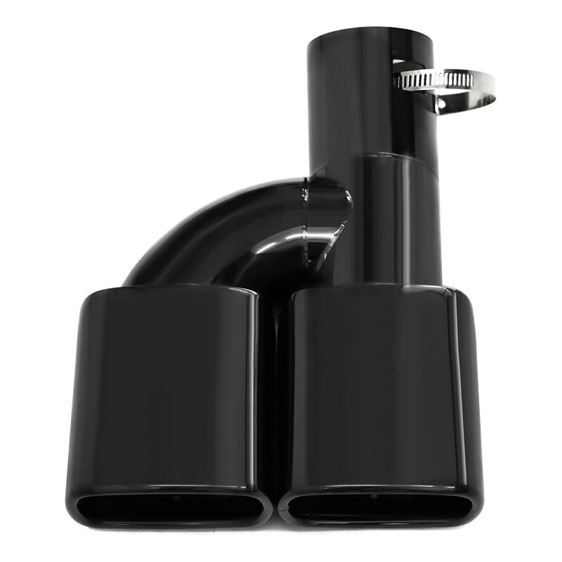 1 шт. для Toyota Noah Voxy 80 серии, наконечник глушителя из нержавеющей стали, квадратный выпуск, выхлопная труба, вход 63 мм, Black