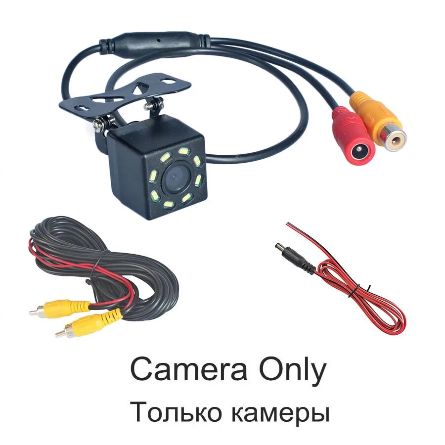 DIYKIT 4,3 "TFT ЖК-дисплей Резервный автомобильный монитор Автомобильная камера заднего вида Светодиодная камера ночного видения Комплект камеры заднего вида Безопасность, camera only
