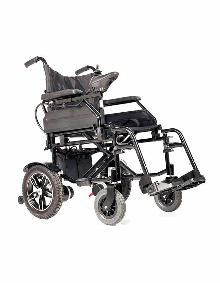 Электрическое кресло-коляска Delta Electro 1600 (45 см, пневмо колеса), для инвалидов и взрослых