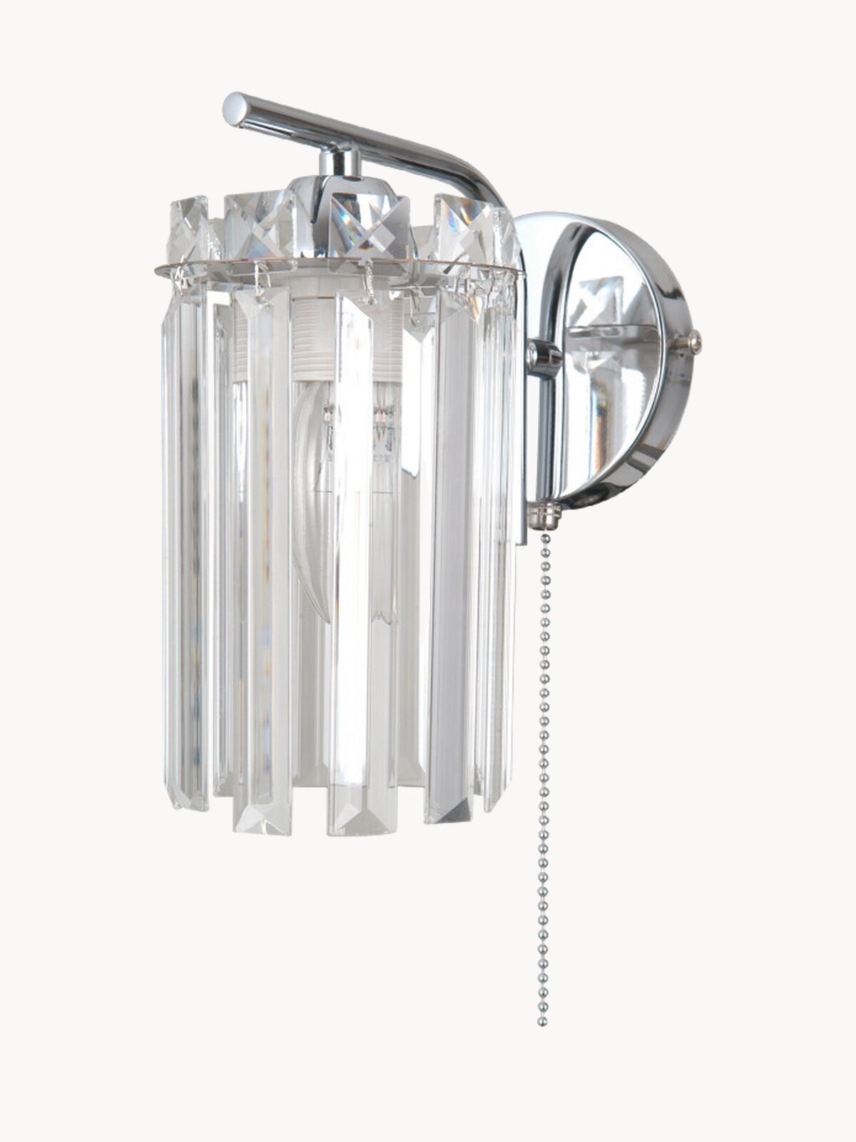 Бра настенное Citilux AXIS CL313411 хрустальное с выключателем хром