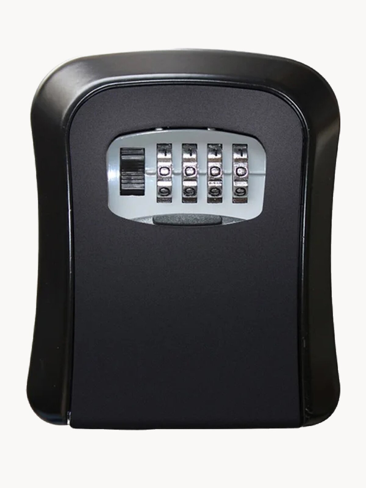Металлическая ключница кодовая / настенный сейф с кодовым замком для ключей, черный