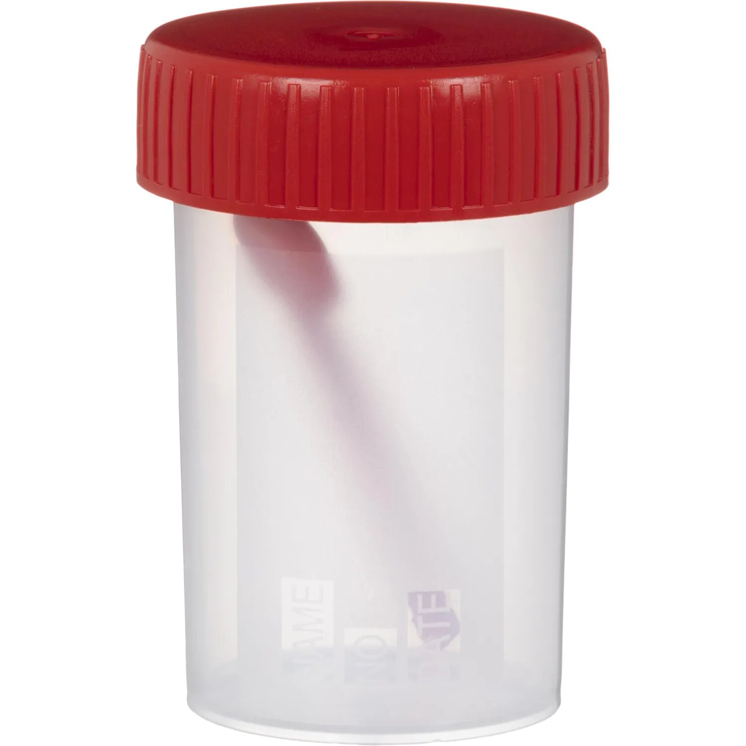 Контейнер д/сбора биопроб стерильный с ложкой 60 мл 500 шт/уп Пластилаб