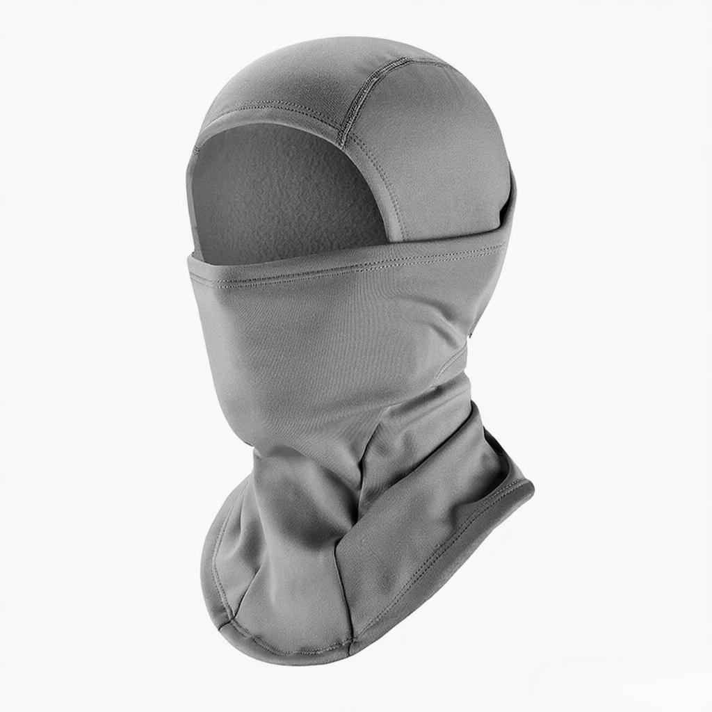 Шапка для лица из зимней флиса Polar Fleece, защита от ветра для мотоцикла, шарф для шеи, подогреватель для спорта, велосипеда, мотоцикла, бега, косынка, черный, кожаный цвет, серый, черно-серый, бордовый, синий, темно-серый, полярная флиса+ткань, обхват