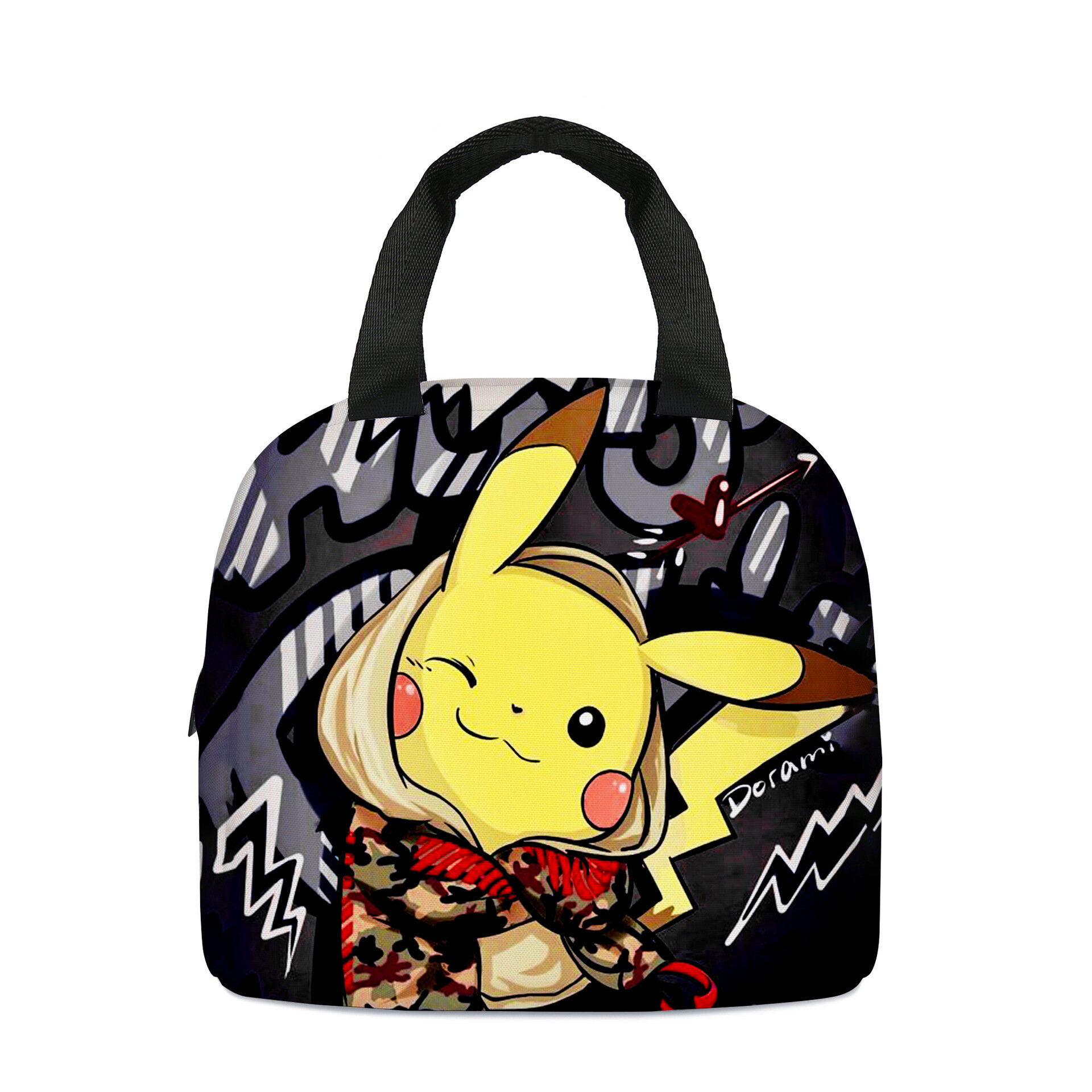 Пикачу Пикачу сумка для обеда мультяшная сумка студенческая портативная сумка для обеда изоляционная сумка из алюминиевой фольги сумка для обеда