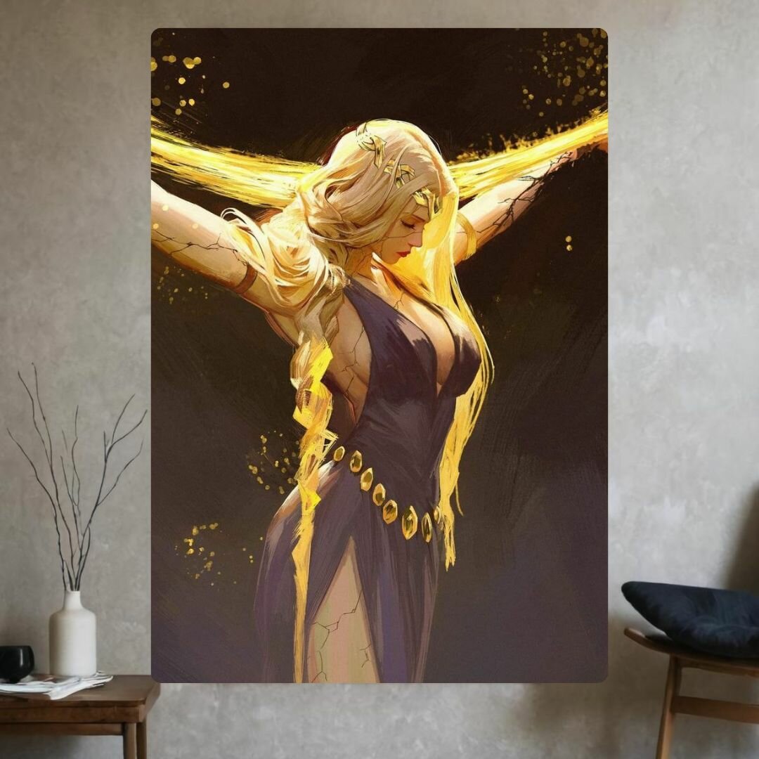 Картина на металле (Elden Ring), Марика, 20*30см