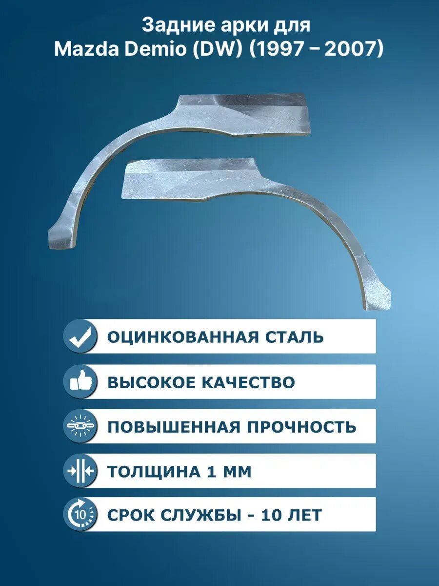 Задние арки Mazda Demio (1997 – 2007)