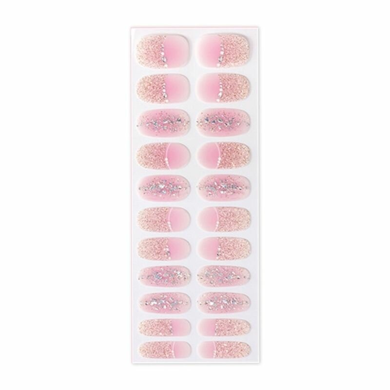 Маленькая свежая и водонепроницаемая пленка для лака ногтей на 22 пальца с лаком ногтей-ZH0313