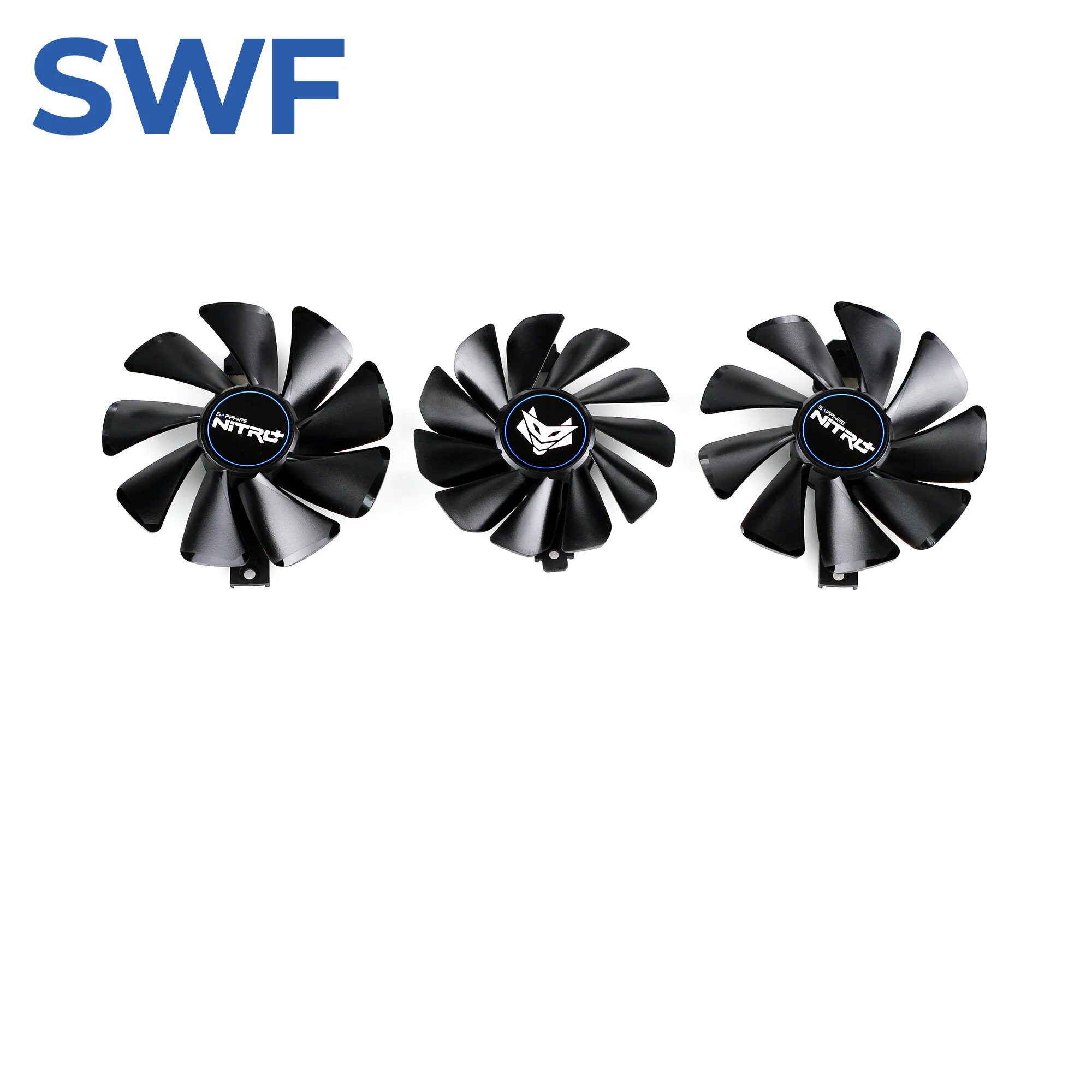 Вентилятор охлаждения Sapphire RX 5700 XT NITRO черный 3-Fan