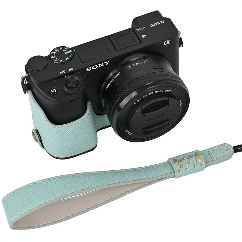 Светло-голубой чехол для камеры Sony ILCE-6400 для моделей a6100 a6000 a6300 A6400L с отделением и плечевым ремнем