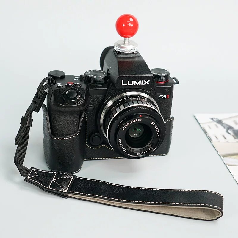 Naiying подходит для Panasonic base S5/S52 ретро сумка для камеры s5 защитный чехол S5M2 защитный чехол плечевой ремень