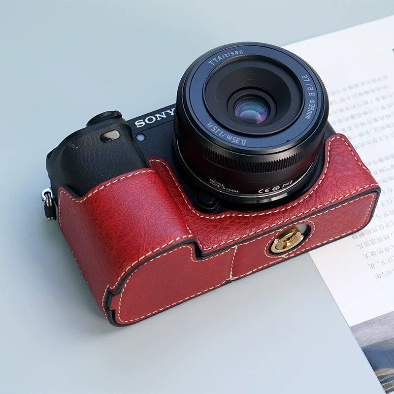Защитный чехол-кейс из кожи для Sony A6700, A6000/A6100/A6300/A6400, ретро-чехол для камеры, сумка для камеры A6400,