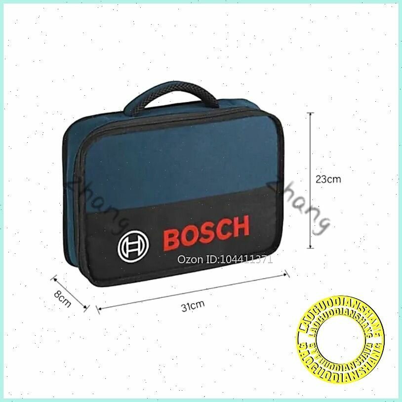 Сумка для инструментов BOSCH l, органайзер, синий, 31х23х8 см — фото 1