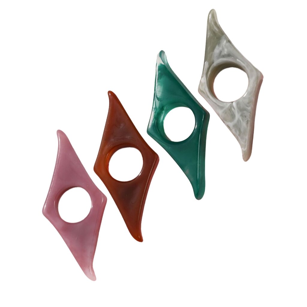 4шт Большой Палец Держатель Страницы Книги Из Смолы Маркер Страницы Книги Эргономичные Закладки