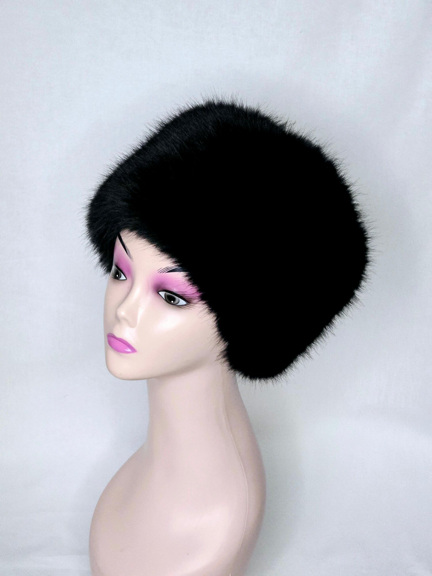 Шапка кубанка экомех для женщин