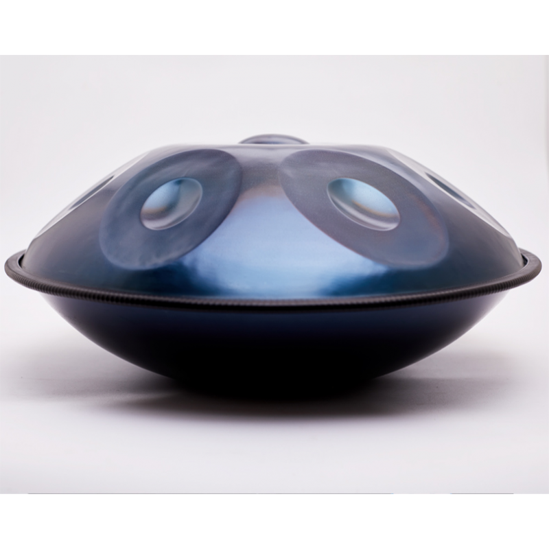 Ручной диск десять тонов одна луна стальной язычковый барабан ручной барабан эфирный цвет Hangdrum Handpan музыкальный инструмент ручной работы 10 тон тысяч версия молотка