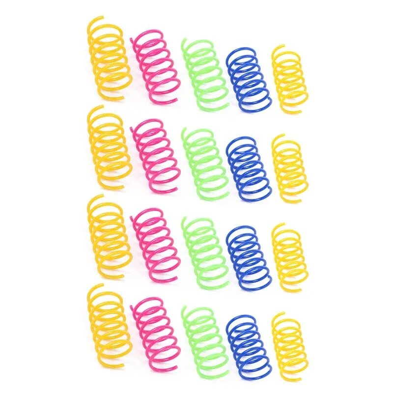 Набор спиральных игрушек для кошек, - 20ШТ