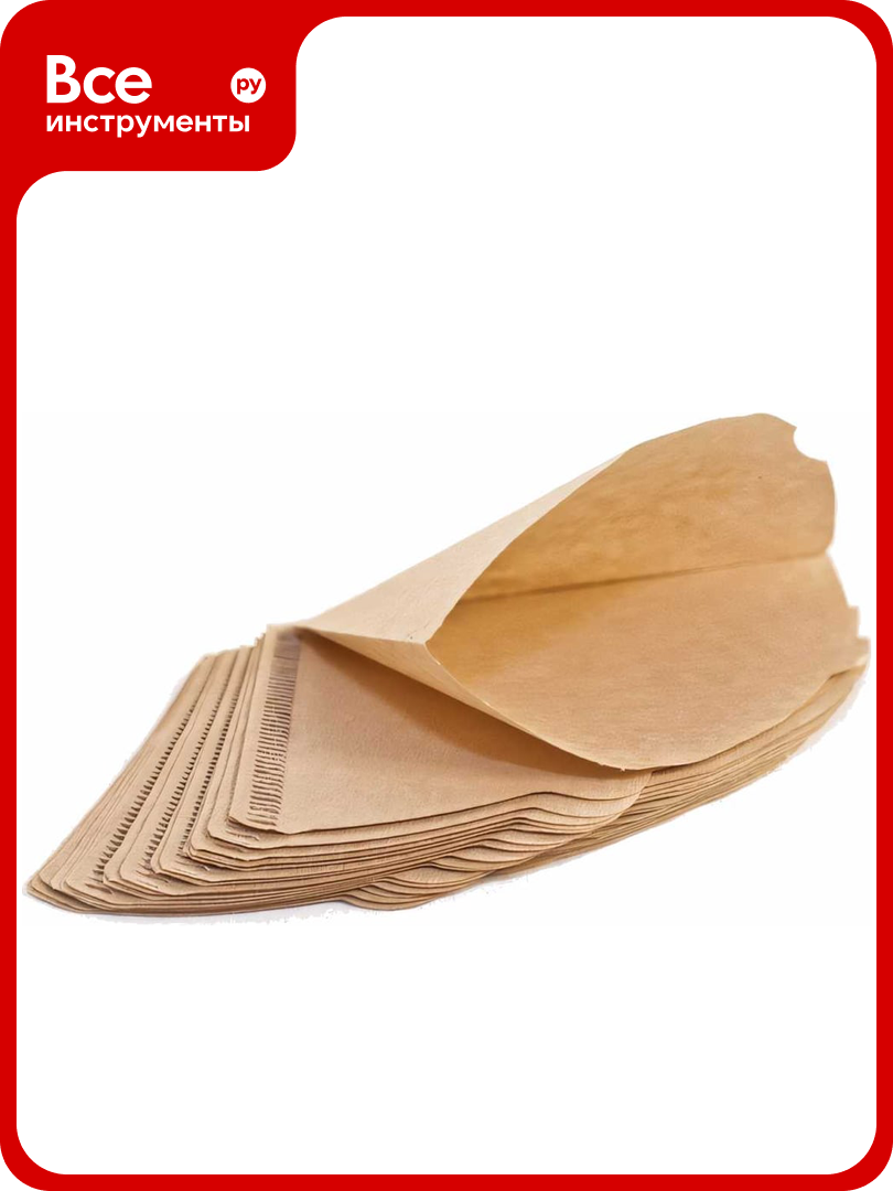 Комплект фильтры для кофе, №4, 240 шт, корич Filtero