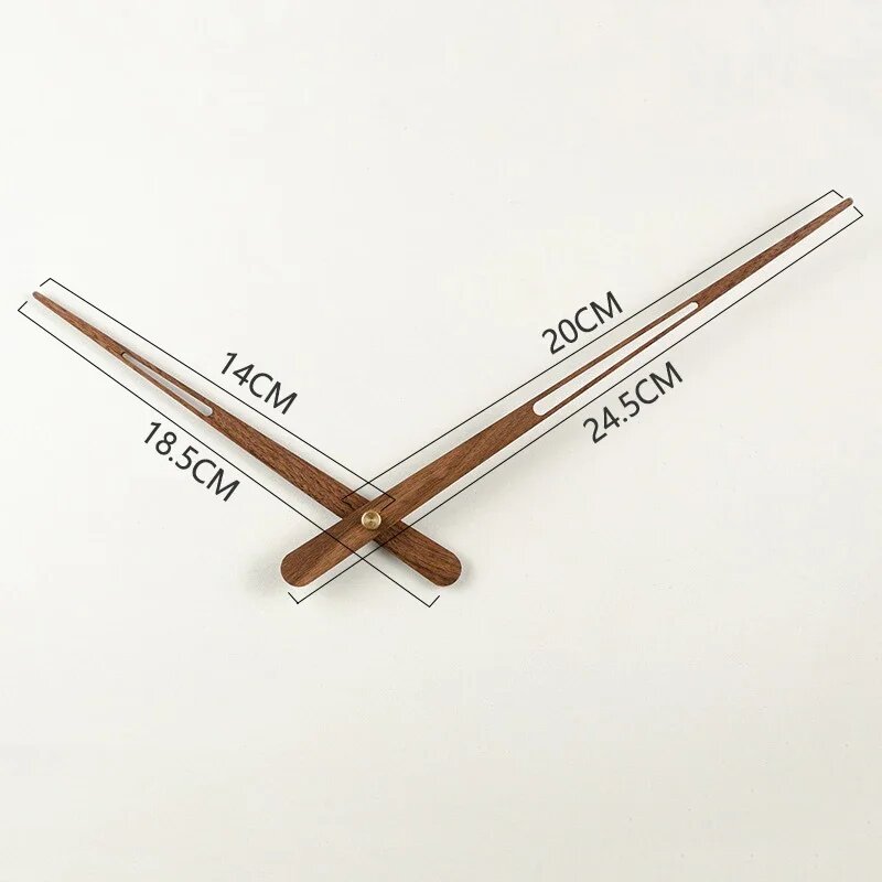 Испания настенные часы указатель движения DIY орех твердая древесина латунь центральные стрелки часов большой крутящий момент для указателя часов