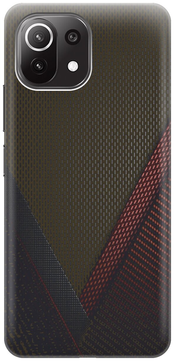 Силиконовый чехол на Xiaomi Mi 11 Lite, 11 Lite 5G, Сяоми Ми 11 Лайт, 11 Лайт 5г с принтом "Полотна"