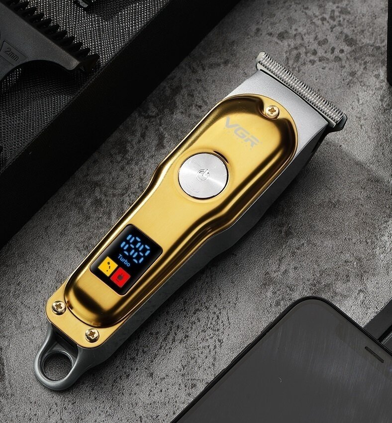 Беспроводной триммер для стрижки волос, бороды и усов / Триммер для узоров и окантовки