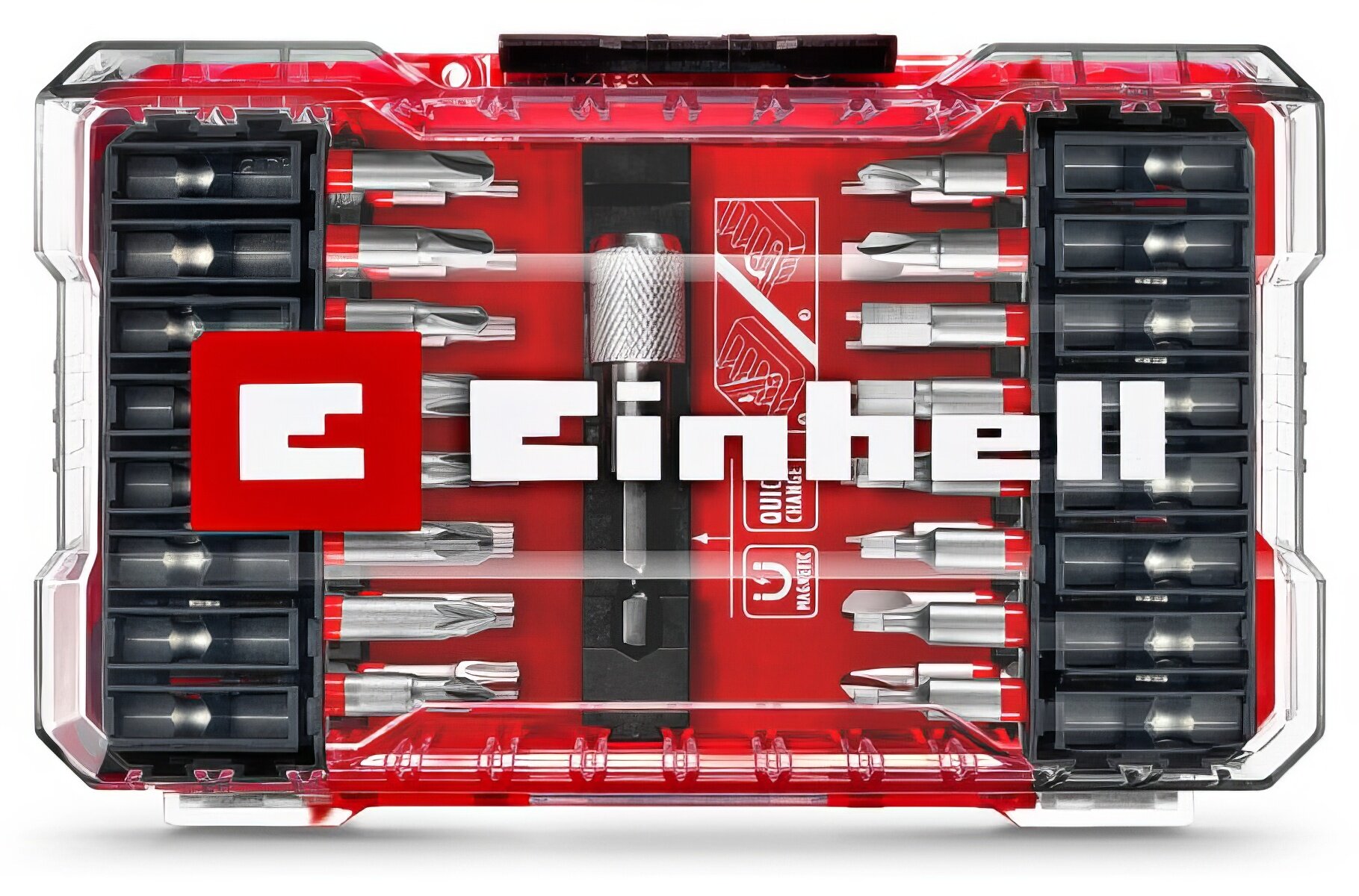 Набор бит EINHELL 33 предмета 50мм с держателем — фото 1